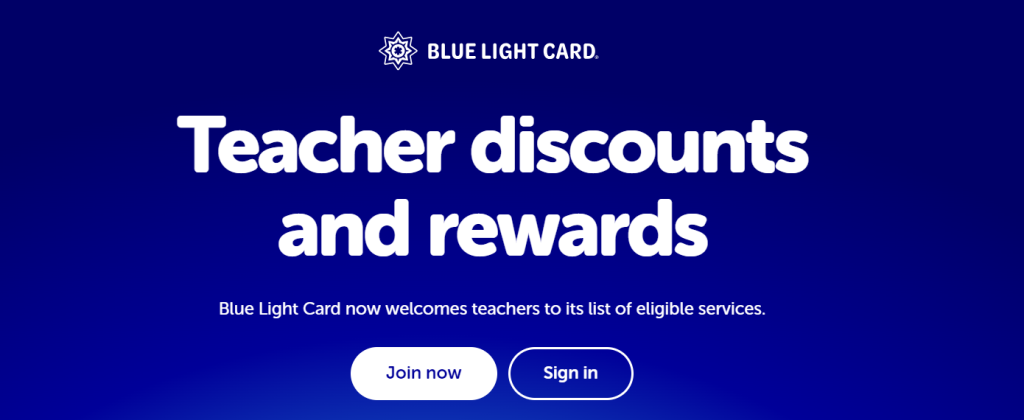 Teachers can now access the Blue Light Card for just £4.99 for 2 years ...